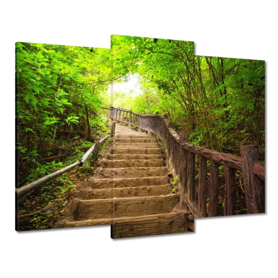 Obraz Schody do lasu, 90x70cm - ZeSmakiem | Sklep EMPIK.COM