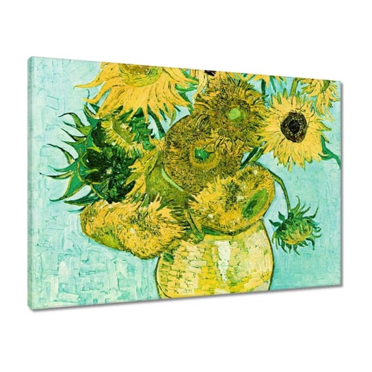 Obraz Słoneczniki Van Gogha, 70x50cm - ZeSmakiem | Sklep EMPIK.COM
