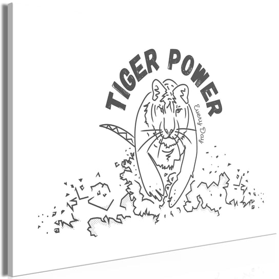 Obraz - Tiger power (1-częściowy) szeroki - ARTGEIST | Sklep EMPIK.COM