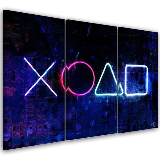 Obraz trzycz ciowy na p tnie, Przyciski do kontrolera - 120x80 - Inna marka | Sklep EMPIK.COM