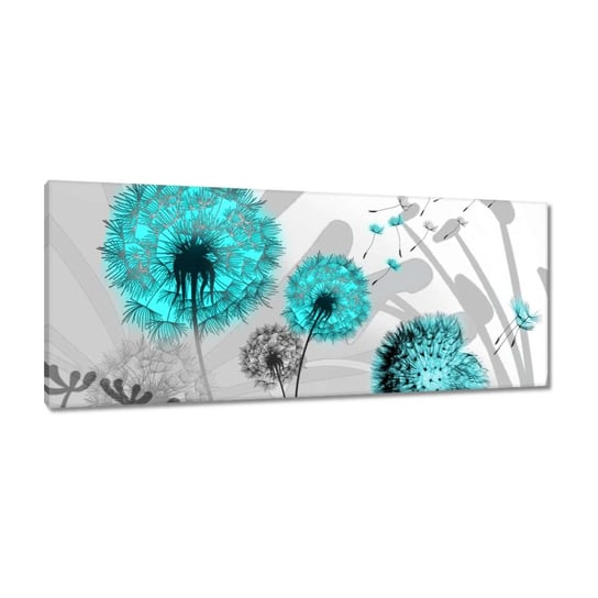 Obraz Turkusowe dmuchawce, 100x40cm - ZeSmakiem | Sklep EMPIK.COM