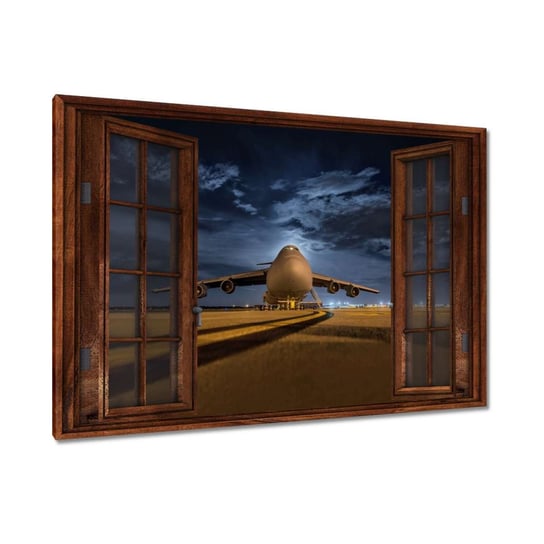 Obraz Wielki samolot Lotnisko, 60x40cm - ZeSmakiem | Sklep EMPIK.COM