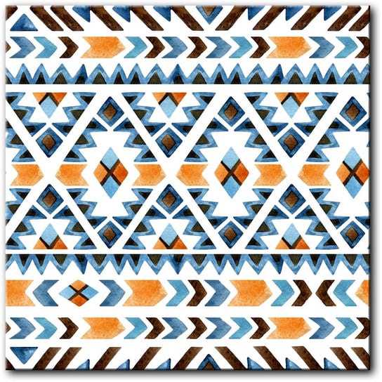 Obraz - Wzór aztecki, 100x100 cm - PRINTORAMA | Sklep EMPIK.COM