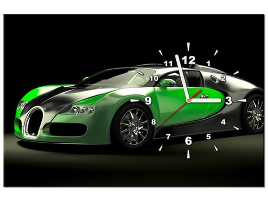 Obraz z zegarem, Bugatti Veyron, 40x60 cm - Oobrazy | Sklep EMPIK.COM