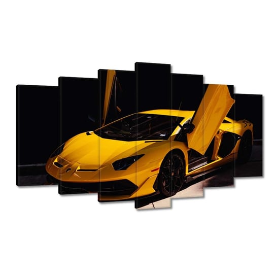Obraz Żółte sportowe auto, 140x80cm - ZeSmakiem | Sklep EMPIK.COM