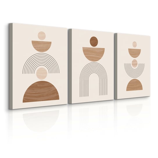 Obrazy Na Ścianę Set Minimalistyczny Wzór Styl Boho Abstrakcja 90cm X ...