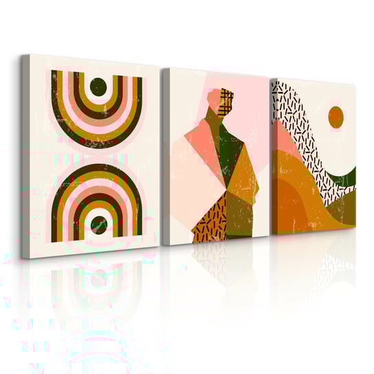 Obrazy Na Ścianę Set Styl Boho Abstrakcja Portret Pejzaż Minimalizm ...