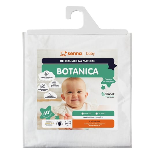 Ochraniacz 60×120 na Materac Baby senna BOTANICA - Senna Baby | Sklep ...