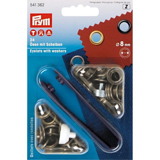 Oczka fi8mm St.złoto 24szt przyrząd PRYM - Inny producent | Sklep EMPIK.COM