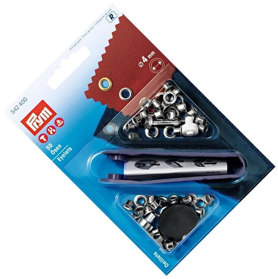 oczka kaletnicze fi 4mm srebrne 50szt PRYM 542400 . - Inna marka ...