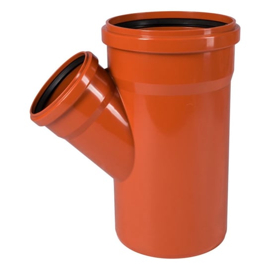 Odgałęzienie kanalizacyjne KG DN 200/125 45°, rura PVC - Inna marka ...
