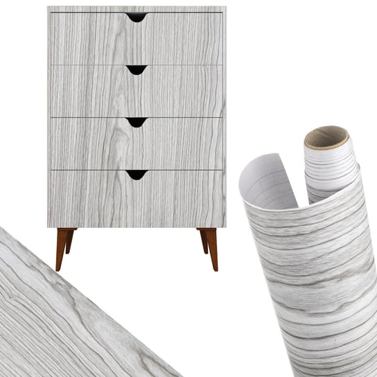 Okleina meblowa folia samoprzylepna dąb 45cm x 2m - Domzpaneli | Sklep EMPIK.COM