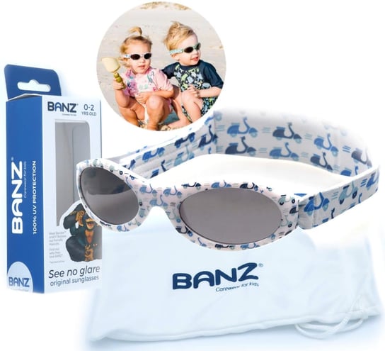 Okulary przeciwsłoneczne dzieci 0-2lat UV400 BANZ Baby Banz Bubzee ...