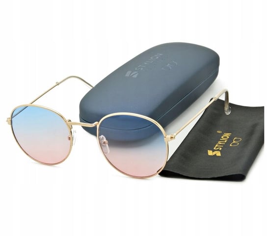 OKULARY PRZECIWSŁONECZNE Lenonki barwione UV400 - Inna marka | Moda Sklep EMPIK.COM