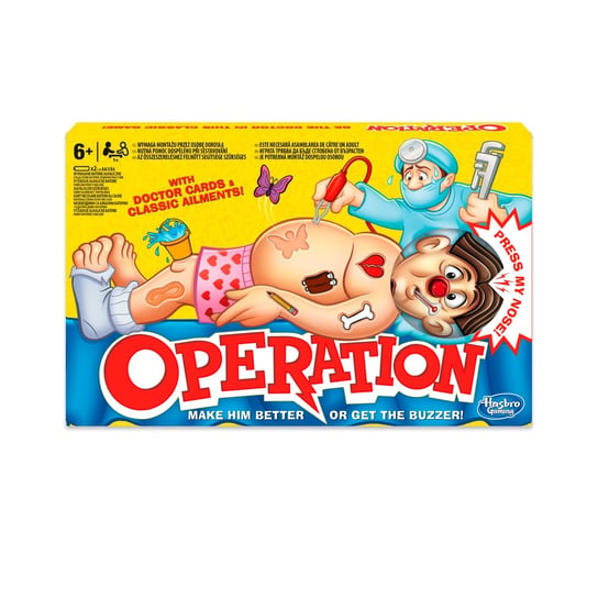Operacja, gra, Hasbro, gra zręcznościowa, Hasbro Gaming - Hasbro Gaming ...