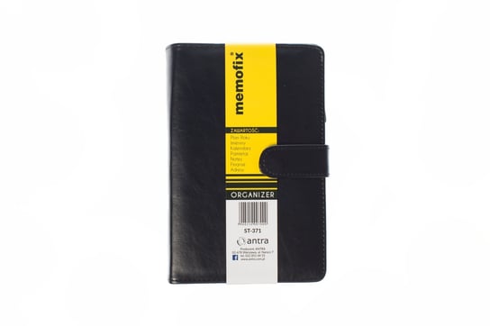 Organizer Memofix B6 czarny 2025 - Antra | Sklep EMPIK.COM