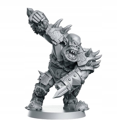 Ork z ostrzem atak v3 figurka + podstawka do DND D&D 3D druk 12k RPG ...