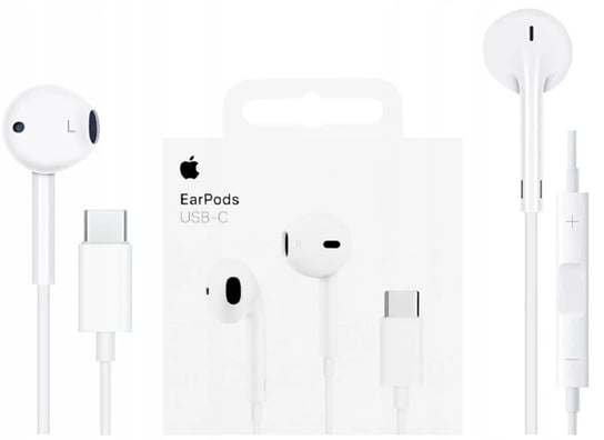 Oryginalne Słuchawki Apple Earpods Usb-C Mtjy3Zm/A Do Iphone 16 / 16 ...