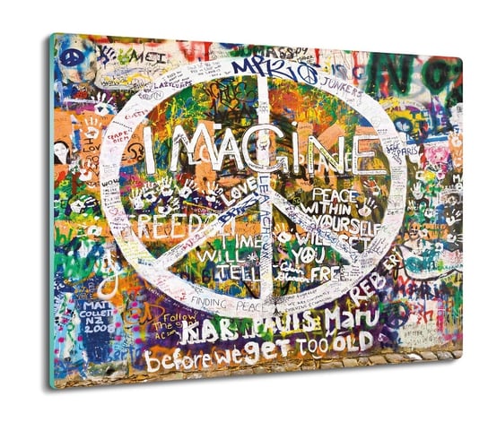 osłona do kuchenki z grafiką Napisy graffiti 60x52, ArtprintCave ...