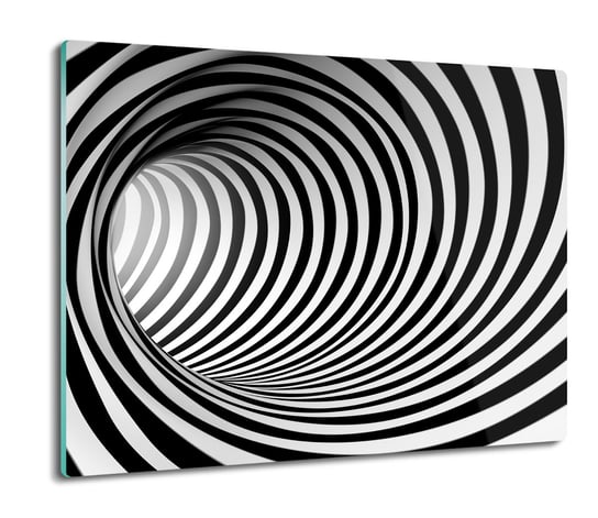 osłona splashback do kuchni Spirala zebra 3D 60x52, ArtprintCave ...