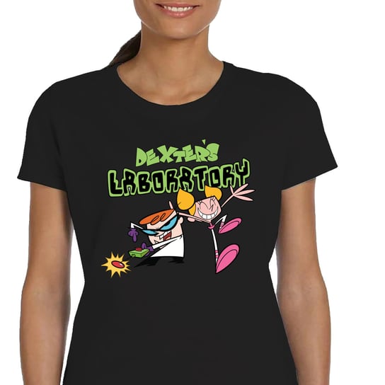 P034 Koszulka Dexter Laboratory Dee Dee Bajka Laboratorium Xxl Czarna ...