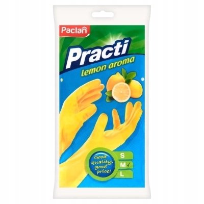 Paclan Practi Rękawice Gumowe Lemon Aroma M - Paclan | Sklep EMPIK.COM