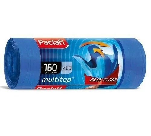 PACLAN Worki na śmieci niebieskie MULTITOP 160l 10 szt. - Paclan ...