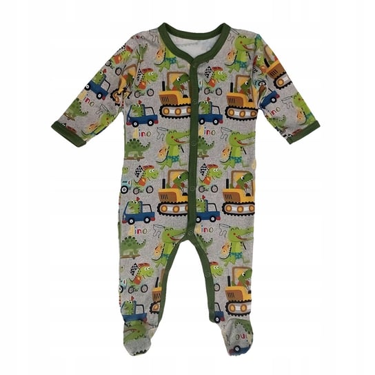 PAJAC pajacyk CAŁY rozpinany 74 PIŻAMKA wyprawka dla niemowlaka w DINOZAURY - Dartomik | Sklep ...