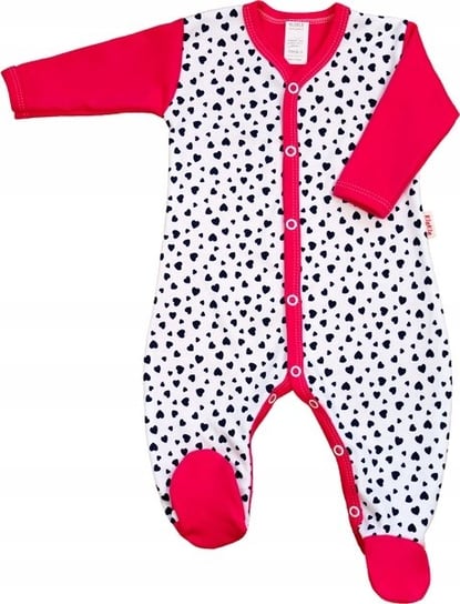 PAJAC pajacyk rozpinany standard Serduszka małe r 56 KLEKLE - KLEKLE ...