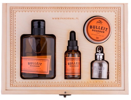 Pan Drwal, Bulleit Beard Kit - Zestaw kosmetyków do brody, 4 szt ...
