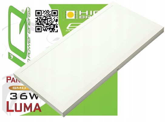 PANEL LED 36W NATYNKOWY LUMA PLAFON LAMPA SUFITOWA KWADRATOWA 600x30mm ...