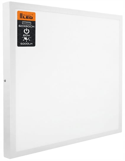 Panel LED NATYNKOWY 60W Kwadratowy 60x60cm Plafon Biały Mocny - Inna ...