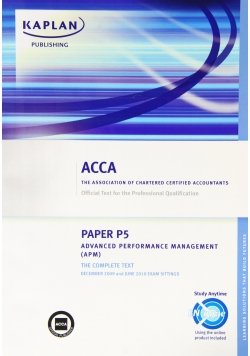 Paper P5 advanced performance management - Opracowanie zbiorowe ...