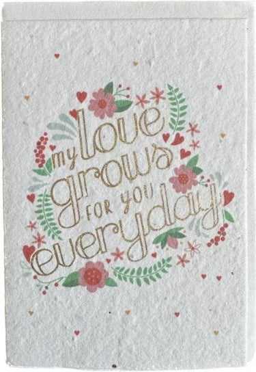 Paperchase- Kartka 'my Love grows For you everyday' - Paperchase ...