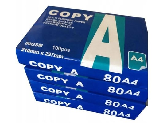 Papier biurowy COPY A format A4 80g 500 arkuszy - Inna marka | Sklep EMPIK.COM