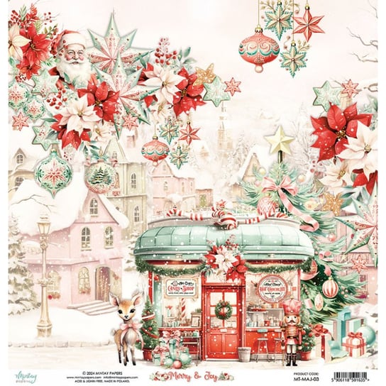 Papier Mintay Papers - MERRY & JOY 03 30x30 - Mintay Papers | Sklep ...