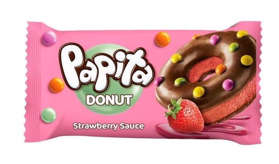 Papita Donut o smaku truskawkowym 40 g - Inna marka | Sklep EMPIK.COM