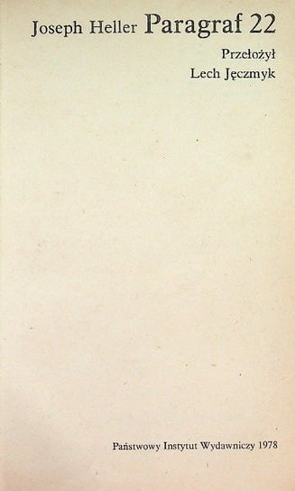 Paragraf 22 - Heller Joseph | Książka w Empik