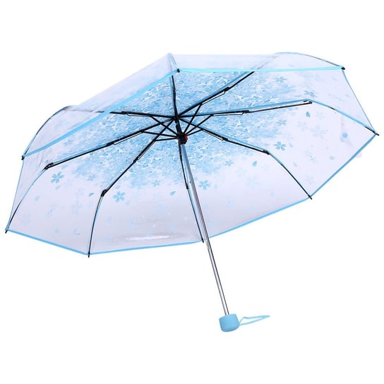 Parasol z kwiatami wiśni na wiatr i ulewny deszcz, 36 cali ...
