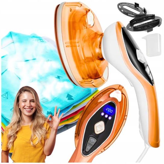 PAROWNICA STEAMER DO UBRAŃ ZASŁON KOSZUL ŻELAZKO PAROWE ZESTAW 5w1 - Gotel | AGD Sklep EMPIK.COM