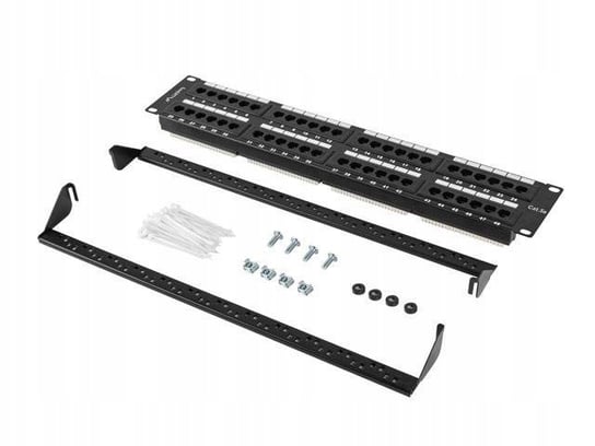 Patch panel Lanberg PPU5-2048-B 48 port 2U 19" kat.5e czarny - Lanberg ...
