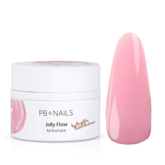 PB NAILS Żel budujący do paznokci Jelly Flow - Milkshake - 50g - DUŻY ...
