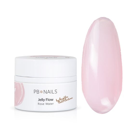 PB NAILS Żel budujący do paznokci Jelly Flow - Rose Water - 15g - MAŁY ...