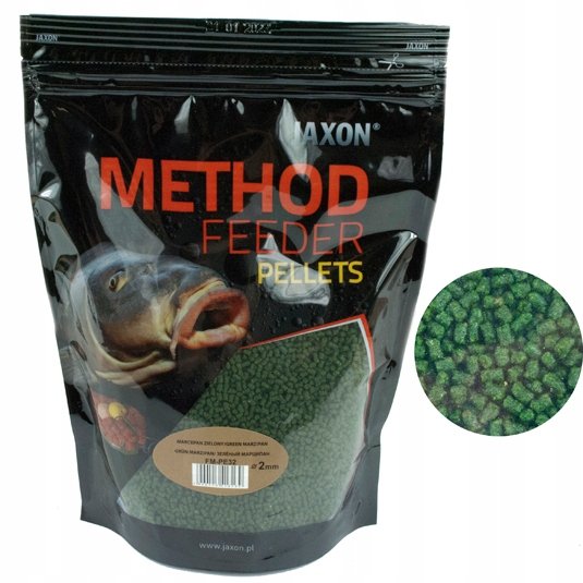 PELLET 2mm method feeder JAXON MARCEPAN ZIELO 500g - Jaxon | Sport ...