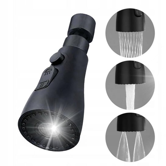 PERLATOR AERATOR PRZEDŁUŻKA DO BATERII 2 FUNKCJE Łatwy Montaż 360 ...