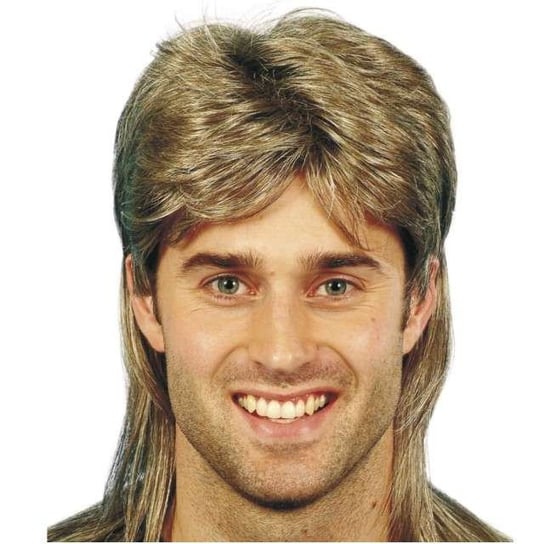 Peruka party, Mullet, brązowe - Smiffys | Przyjęcia i okazje w Sklepie ...
