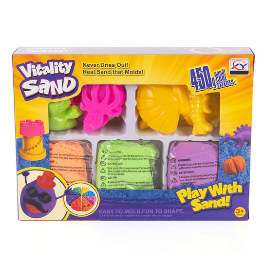 Piasek kinetyczny, masa plastyczna z foremkami 450g - Inna marka ...