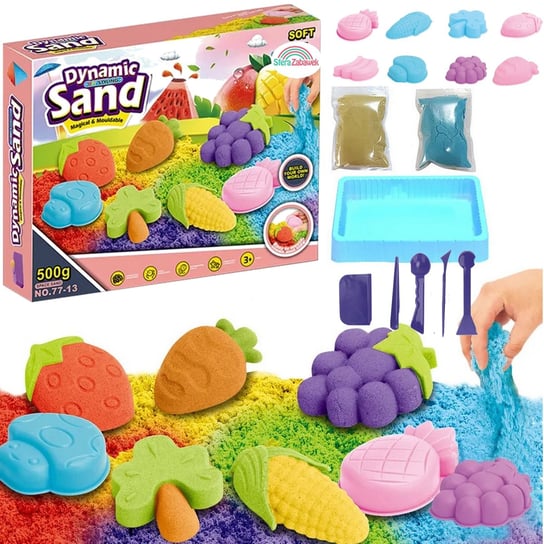 Piasek Kinetyczny Piaskownica Foremki Dynamic Sand - Sferazabawek ...