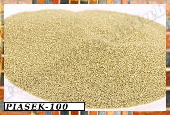 Piasek kwarcowy 0,1-0,4mm, 0,5kg, złoty błysk - PIASEK-100M - Inna ...