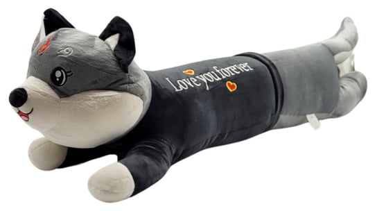 PIES parówka PLUSZAK XXXL Przytulanka 90 cm PODUSZKA mięciutki DŁUGI ...